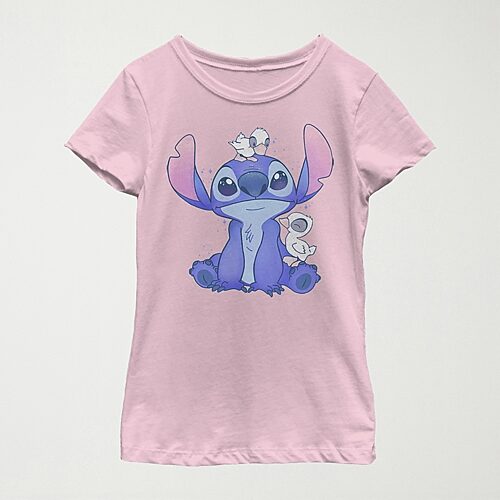 Click here for Disney Little & Big Kid Girls Crew Neck Short Slee... prices