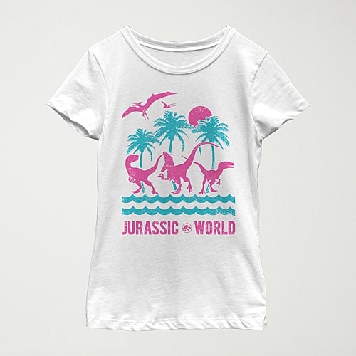 Click here for Little & Big Kid Girls Crew Neck Short Sleeve Slim... prices