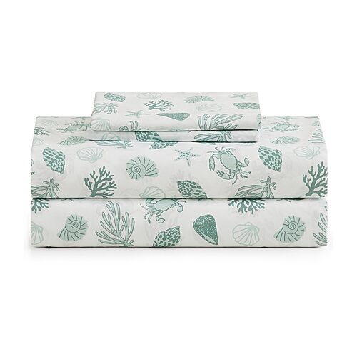 Click here for Caribbean Joe Coastal Pattern 4-Pc. Sheet Set  Que... prices
