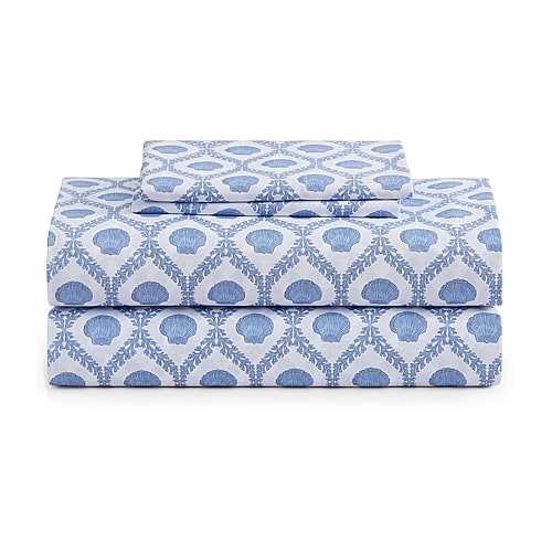 Click here for Caribbean Joe Coastal Pattern 4-Pc. Sheet Set  Kin... prices