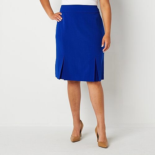 Click here for Black Label by Evan-Picone Womens Plus Suit Skirt... prices