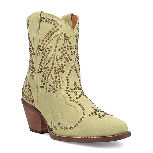 Click here for Dingo Womens Seein Stars Suede Leather Bootie - Li... prices
