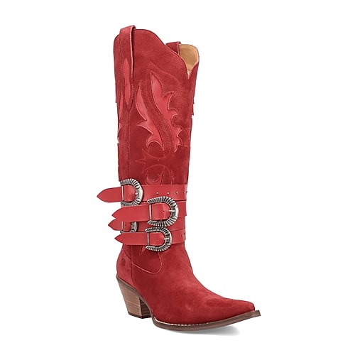 Click here for Dingo Womens Buck Wild Suede Leather Boot Block He... prices