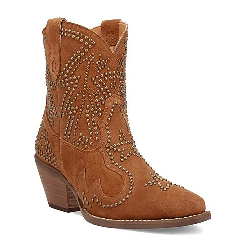 Click here for Dingo Womens Seein Stars Suede Leather Bootie - Ca... prices