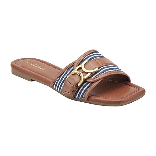 Click here for Indigo Rd. Womens Slide Sandals  8 1/2 Medium  Blu... prices
