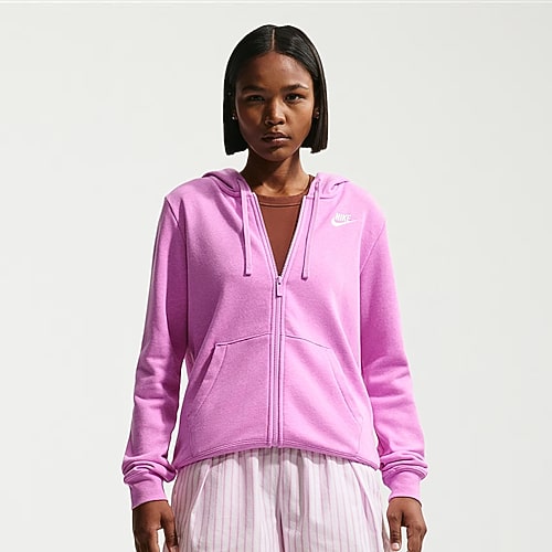 Click here for Nike Womens Sportswear Club Fleece Full-Zip Hoodie... prices