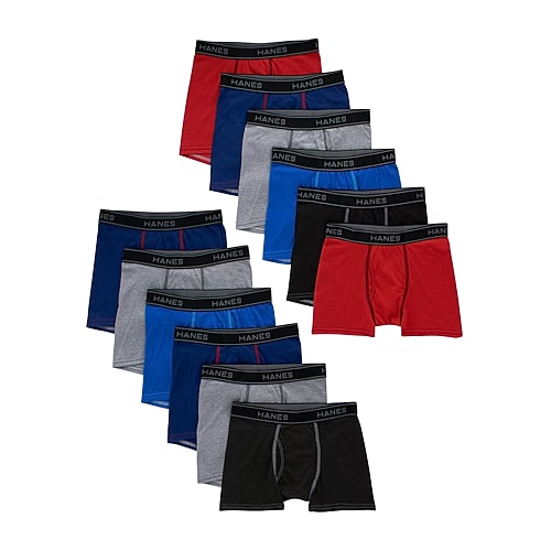 Click here for Hanes Big Boys 10+2 Boxer Briefs Bonus Pack  X-lar... prices