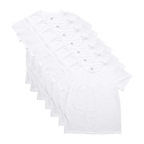 Click here for Hanes Boys 6-16 Short-Sleeve Crewneck Undershirt... prices