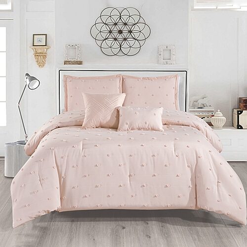 Click here for Stratford Park Farah 5pc Geometric Midweight Comfo... prices