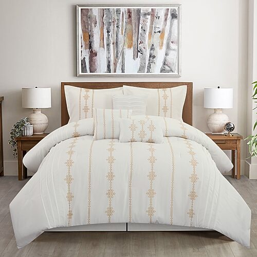 Click here for Stratford Park Cosette 7-pc. Geometric Midweight C... prices