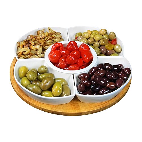 Click here for Elama Signature 12 1/4 Inch 6pc Lazy Susan Appetiz... prices