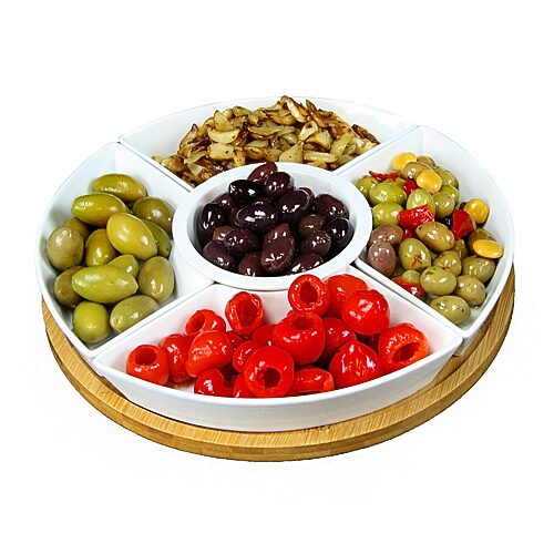 Click here for Elama Signature 6-pc. Lazy Susan Appetizer and Con... prices