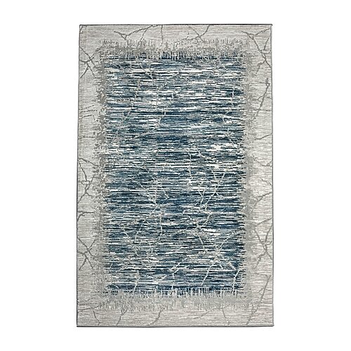 Closeout! Km Home Davide 1229 33 x 411 Area Rug - Blue