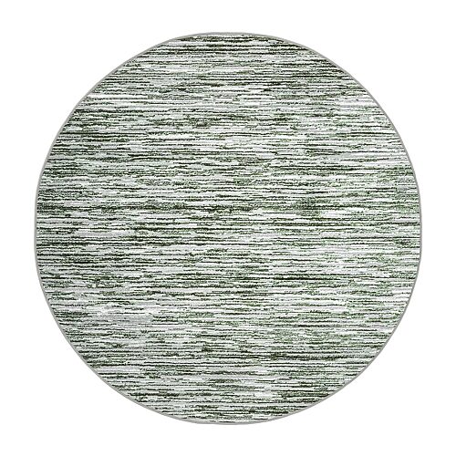 Closeout! Km Home Davide 1228 53 x 53 Round Area Rug - Green