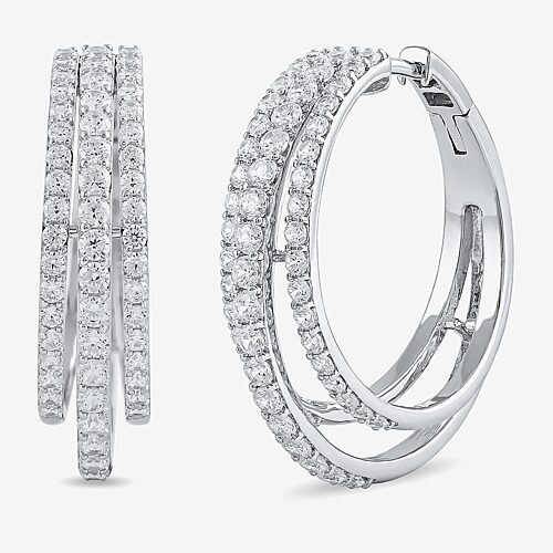Click here for Womens 2 CT. T.W. Lab Grown White Diamond 10K Gold... prices