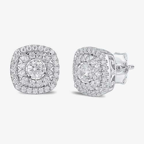 Click here for 1 CT. T.W. Lab Grown White Diamond 10K Gold 10.3mm... prices