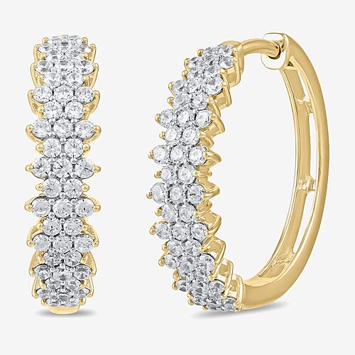 Click here for Womens 1 CT. T.W. Lab Grown White Diamond 10K Gold... prices