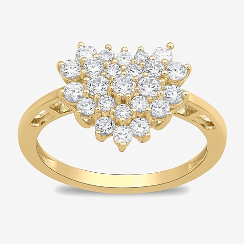 Click here for Womens 3/4 CT. T.W. Lab Grown White Diamond 10K Go... prices