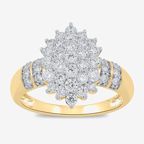 Click here for Womens 1 CT. T.W. Lab Grown White Diamond 10K Gold... prices