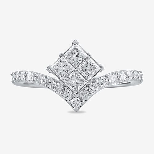 Click here for Womens 1 CT. T.W. Lab Grown White Diamond 10K Gold... prices