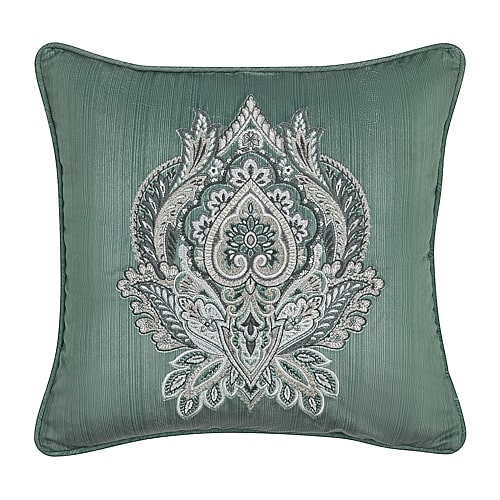 Click here for J Queen New York Nico Square Decorative Pillow  18... prices