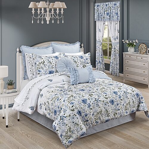 Click here for Royal Court Kourtney Floral 4-Pc. Comforter Set  C... prices