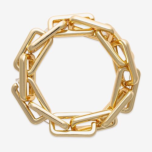 Click here for Bijoux Bar Womens Solid 9 Inch Link Bracelet  One... prices