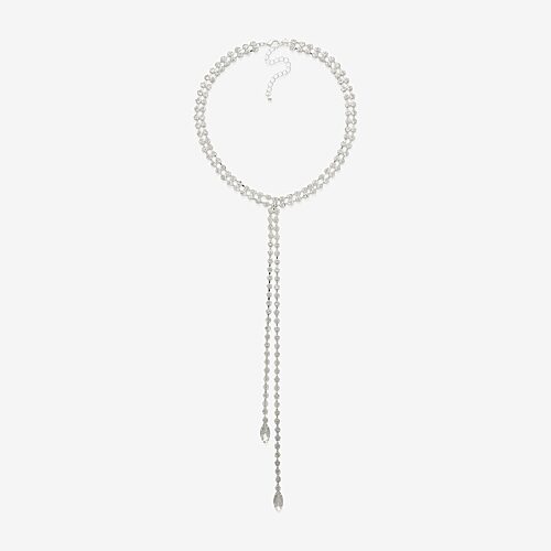 Click here for Bijoux Bar Womens Glass 18 Inch Y Necklace  One Si... prices
