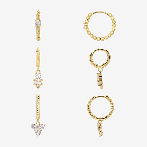 Click here for Sparkle Allure Womens Genuine Cubic Zirconia Round... prices