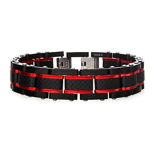 Click here for Mens Stainless Steel 8 1/4 Inch Link Bracelet  One... prices