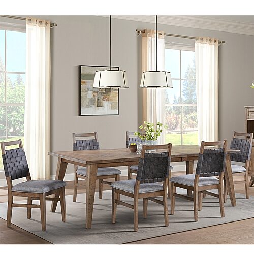 Click here for Bimini 7-pc. Dining Set with 6 Woven Side Chairs... prices