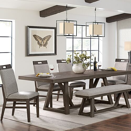 Click here for Delaney 6 Pc Dining with 4 Upholstered Chairs and... prices
