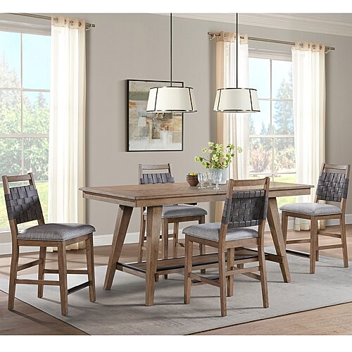 Click here for Bimini 5-pc. Counter Height Dining Set with 4 Wove... prices