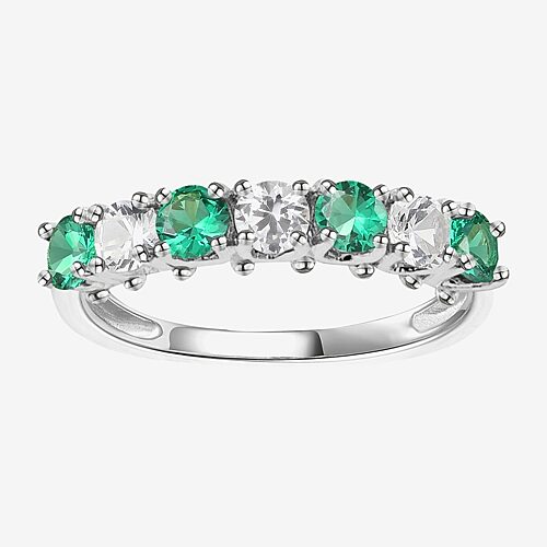Click here for Gemstone & Lab-Created White Sapphire Sterling Sil... prices