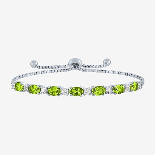 Click here for Gemstone Sterling Silver Bolo Bracelet  One Size... prices