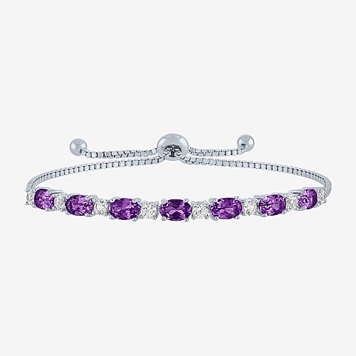 Click here for Gemstone Sterling Silver Bolo Bracelet  One Size... prices