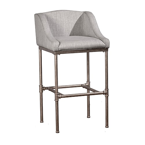 Click here for Dillon Upholstered Bar Stool  One Size  Silver prices