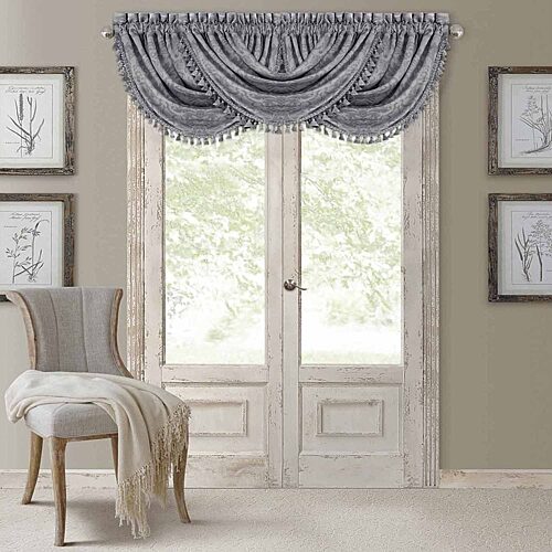 Click here for Elrene Home Fashions Antonia Damask Print Waterfal... prices