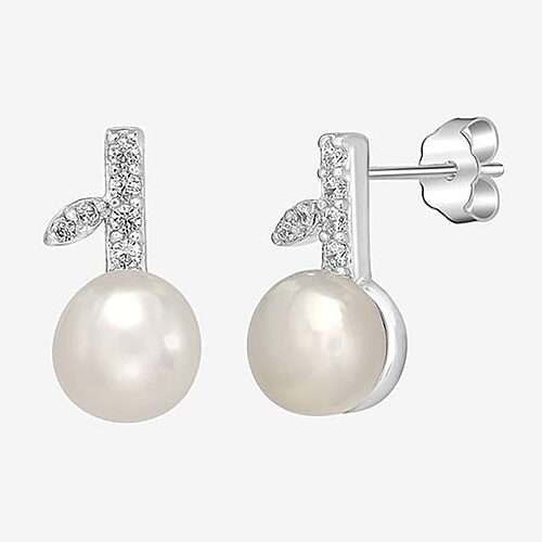 Click here for Silver Treasures White Cubic Zirconia Sterling Sil... prices