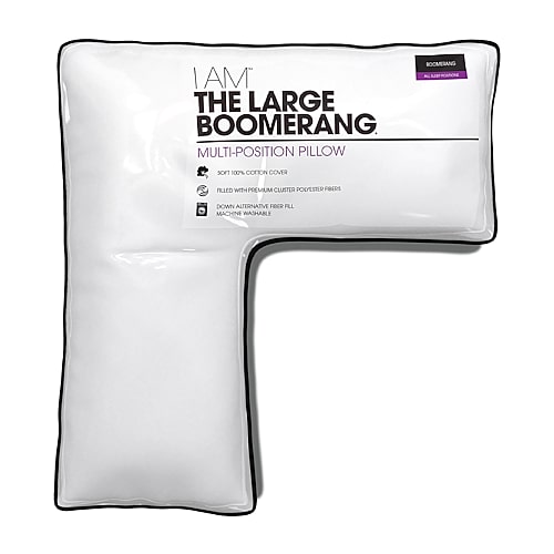 Click here for I Am Boomerang Multi-Position Pillow  One Size  Wh... prices