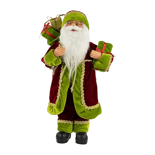 Click here for 16 Grand Imperial Red and Green Santa Claus with G... prices
