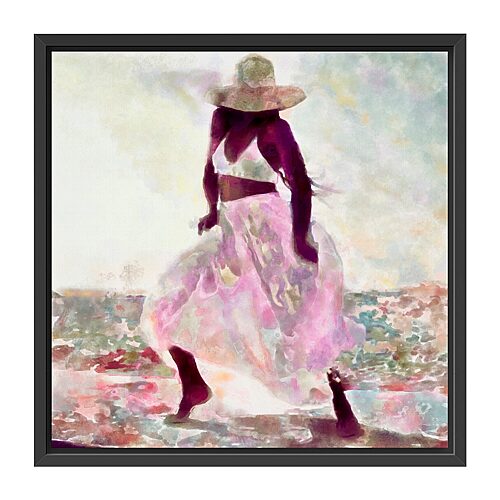 Click here for Lumaprints Her Colorful Dance 2 Framed Canvas Art... prices