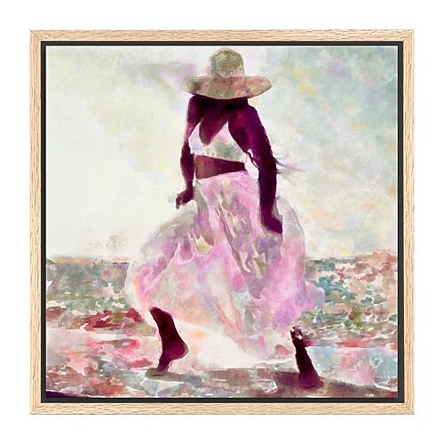 Click here for Lumaprints Her Colorful Dance 2 Framed Canvas Art... prices