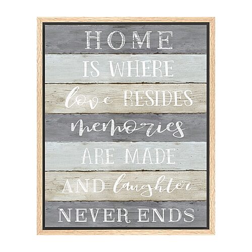 Click here for Lumaprints Laughter Never Ends Framed Canvas Art... prices