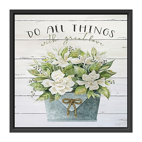 Click here for Lumaprints Do All Things With Great Love Framed Ca... prices