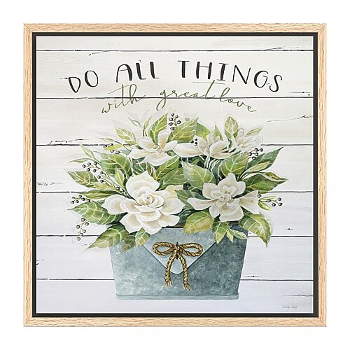 Click here for Lumaprints Do All Things With Great Love Framed Ca... prices