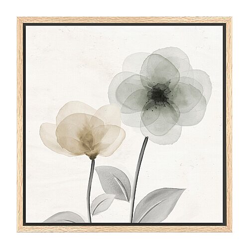 Click here for Lumaprints Open Bloom 2 Framed Canvas Art  One Siz... prices