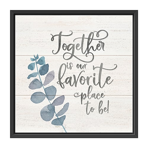 Click here for Lumaprints Inspiration - Together Framed Canvas Ar... prices