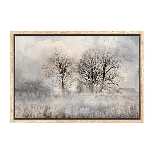 Click here for Lumaprints Winter Frost 3 Framed Canvas Art  One S... prices