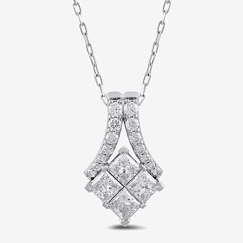 Click here for Womens 1 CT. T.W. Lab Grown White Diamond 10K Gold... prices